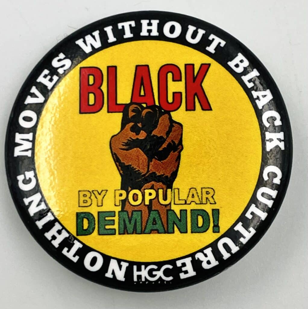 Black by Popular Demand® Yellow Power Pin - HGC Apparel